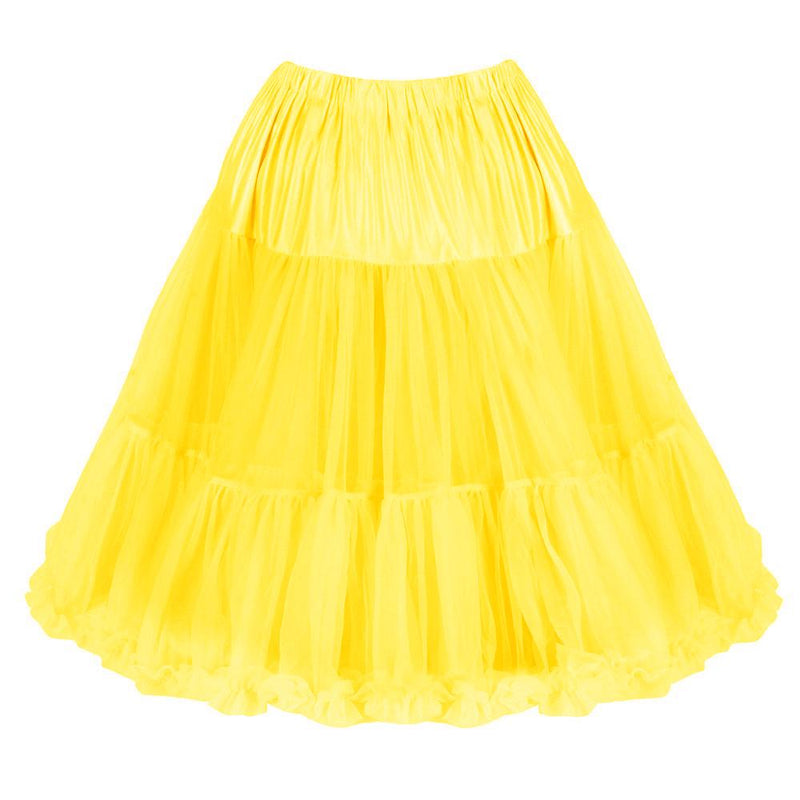 EXTRA VOLUME Yellow Net Vintage Rockabilly 50s Petticoat Skirt – Pretty ...